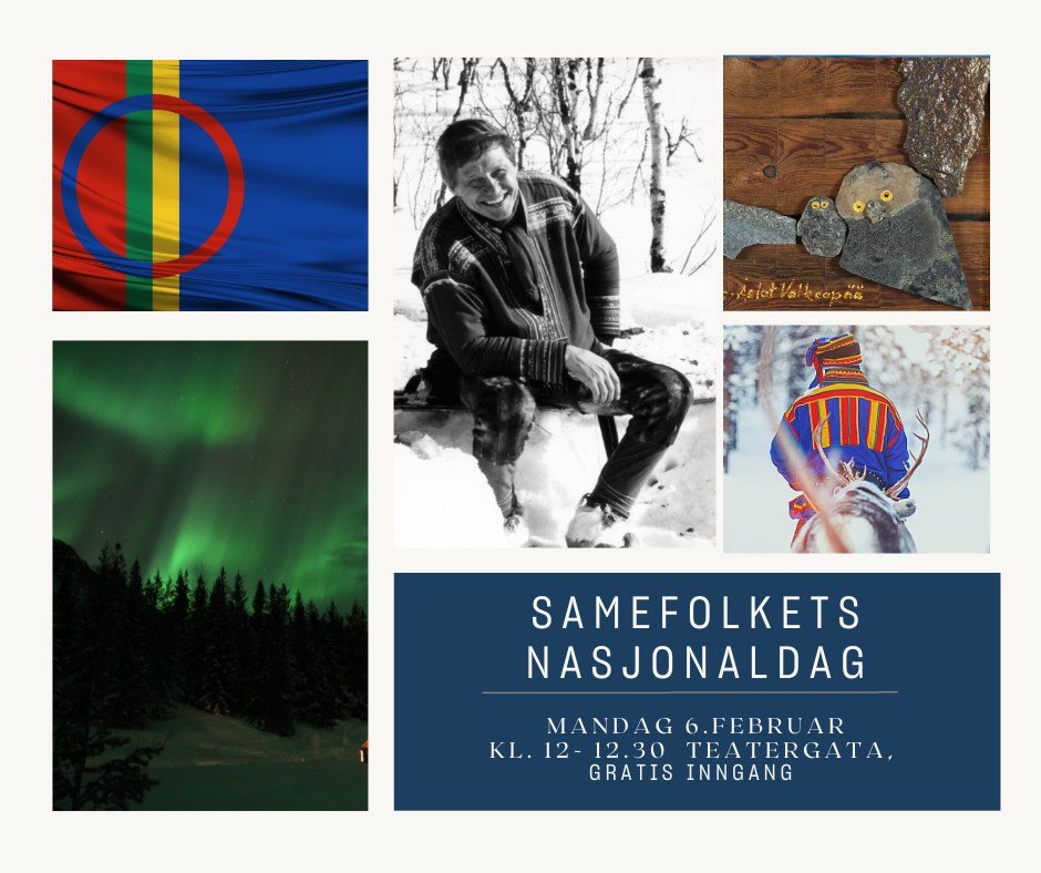 Feiring av samenes nasjonaldag i Teatergata - Trøndelag Teater